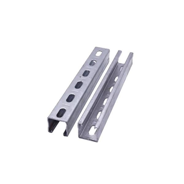 Quality C Shaped Steel With ±1% Tolerance Galvanized Steel Strut Channel For Heavy Duty Applications for sale