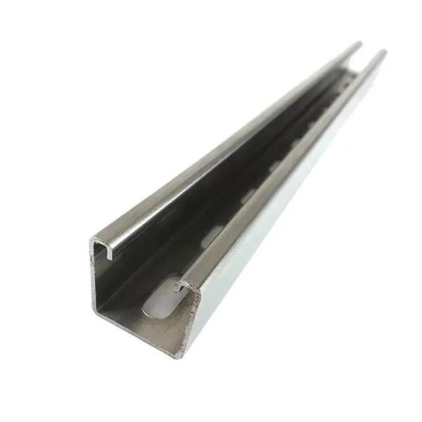 Quality Lightweight Stainless Steel C Shaped Unistrut Channel Stainless Steel For for sale