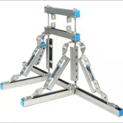 China High Corrosion Resistance Seismic Bracket with Seismic Resistance and Low Maintenance for Various Building Types for sale