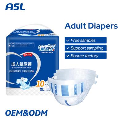 China Hygiene care Disposable Incontinence Diapers For Old Age People Fluid Management for sale