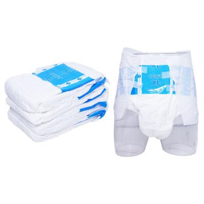 China Anti Leak Adult Incontinence Underwear Disposable Pull Up Underwear OEM Packing for sale