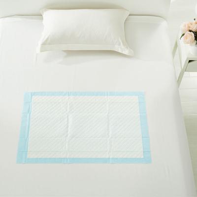 China Adults Disposable Bed Pads 60x60cm 60x90cm 76x76cm Fecal Incontinence Pads 5 Ply for sale