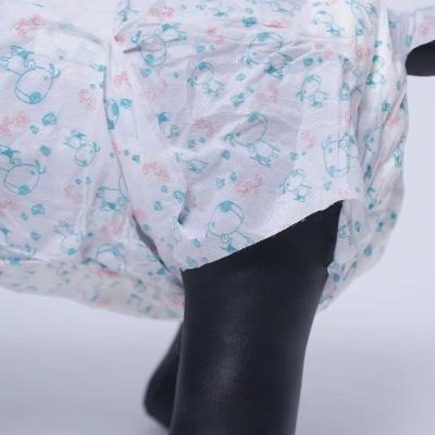 China Breathable Design Pet Soft Disposable Diapers Female Dog Diapers Long Lasting for sale