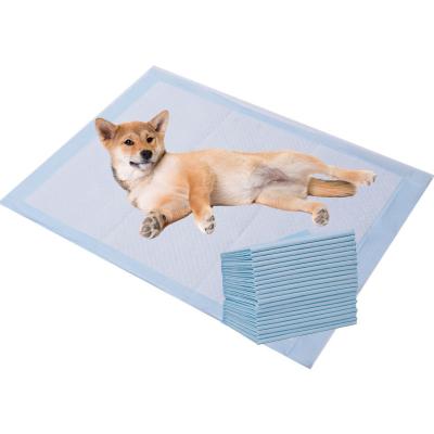 China Customized Color Pet Pee Pads Super Absorbent 5 Layer Puppy Rabbit Cat Pee Pad for sale