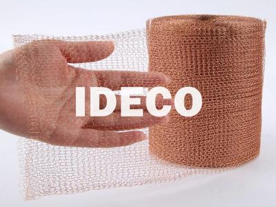 China STUF-FIT Copper Mesh, Copper Knitted Wire Mesh for Rodent and Bird Control, Stuffit, Copper Wool for sale