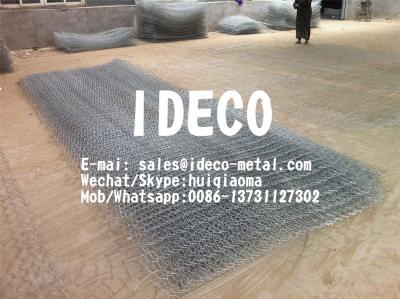 Китай Сетка Gabion|Корзины Gabion|Каменные клетки|Коробки Gabion|Сетка втройне Weave закрутки шестиугольная продается