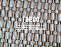 China Elevator Decorative Wire Mesh, Elevator Wall Cladding Mesh, Channel Woven Metal Elevator Panel for sale