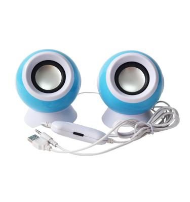 China 2.0 USB computer speaker, colorful pc speaker with fashion design, super bass stereo sound USB speaker for sale