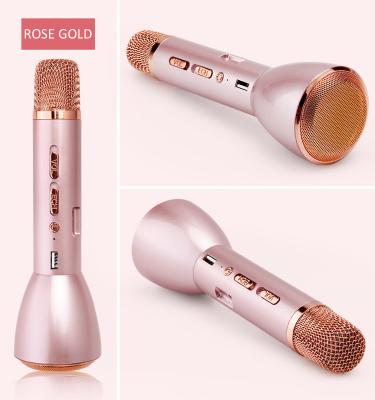 China Factory Price Amplifier Wireless Karaoke Microphone Speaker K088 with Power Bank, Portable Hands free Bluetooth Speaker for sale