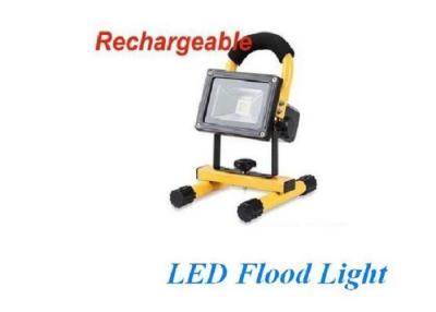 China Portable 10w Rechargeable LED Flood Light With 3000 - 6000K Color Temperature for sale