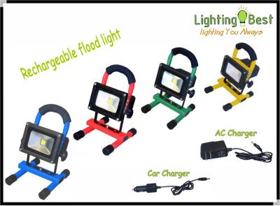 China Aluminum Die-Casting Energy Saving Wireless Flexible Portable Rechage Outdoor Led Flood Light Fixture for sale