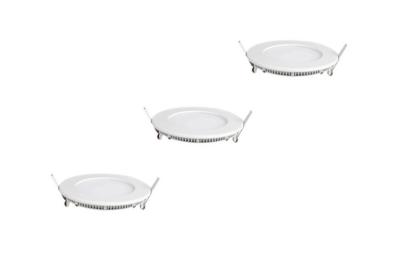 China High Efficiency Aluminum Ra80 3000K LED Recessed Panel Lights 9W for Bathroom for sale