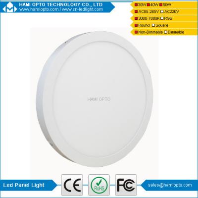 China 40w CE& RoHS approval round surface mounted led panel light nice shape for sale