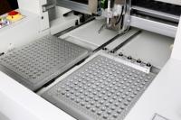 China Dual Worktable USB Program Backup PCB Depaneling Machine 350*400mm 100mm/s for sale