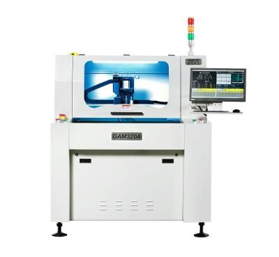China Genitec Vision-Aided Twin Table Offline PCB Router Machine GAM320A for sale