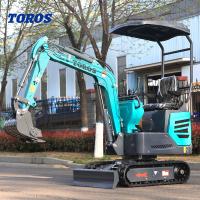 China 1.2Ton Portable Mini Excavator Machine Multifunctional With Attachment for sale