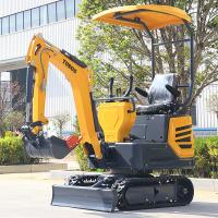 China 1.2Ton Portable Mini Excavator Machine Multifunctional With Attachment for sale