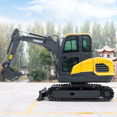 China 1400mm Wheel Base Small Digger Machine With 1820mm Min Tail Swing Radius for sale