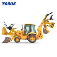 China TOROS Versatile Mini Backhoe Loader Machine 1 Ton 2 Ton 3 Ton for sale