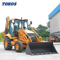China TOROS Versatile Mini Backhoe Loader Machine 1 Ton 2 Ton 3 Ton for sale