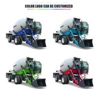 China 4×2 Concrete Mixer Machine Truck Ready Mix Concrete Truck For Construction Sites for sale