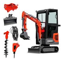 China 930mm Chassis Width 1200kg Mini Crawler Excavator For Light Construction for sale