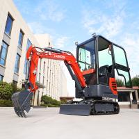 China Adjustable Speed Mini Crawler Excavator 1.2T For Small Scale Projects for sale