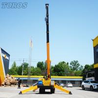 China Construction Projects 16m Spider Lift Crane With Core Components for sale