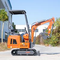 China Multifunctional Toros Mini Excavator 1 Ton Micro Digger With Koop  Engine for sale