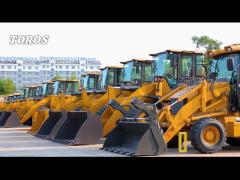 TOROS Versatile Mini Backhoe Loader Machine 1 Ton 2 Ton 3 Ton