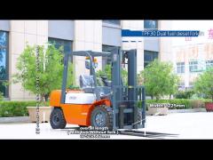 Hydraulische transmissie Kleine dieselvorkheftruck, gemakkelijk te manoeuvreren