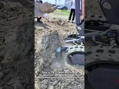 Municipal Works 1.2 Ton 0.8 Ton Mini Excavator Machine High Power