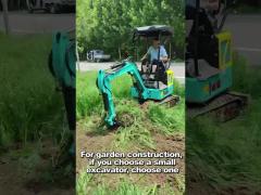 19 kW Toros Minibagger, hydraulischer 1,5-Tonnen-Minibagger für den Heimgebrauch