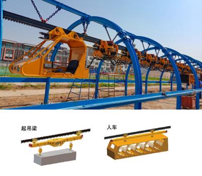 China Monorail Transport Crane for coal mine driven by FLP diesel en venta