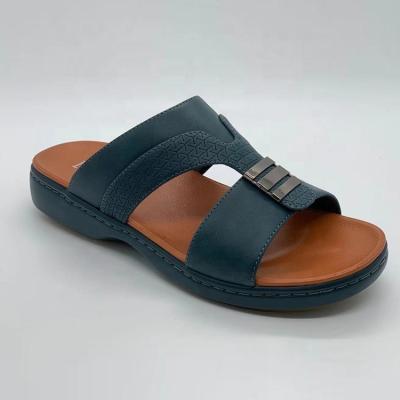 China Massage Design For Summer Fashion New Arrival PU Arab Men's Sandals Slippers for sale