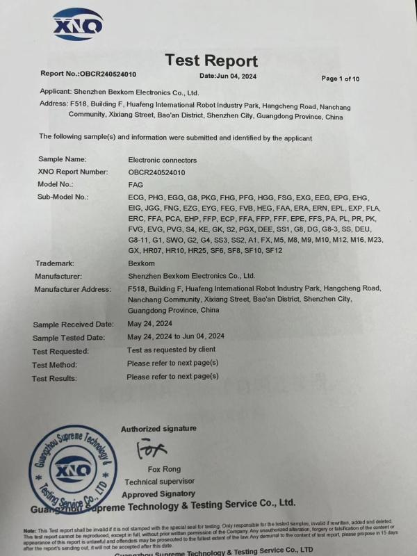 REACH - BEXKOM Electronics Co., Ltd.