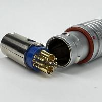 China BEXKOM Multiple Contact Circular Push Pull Connectors 1 Coaxial 10 Signals EMC Shielding Endoscope for sale