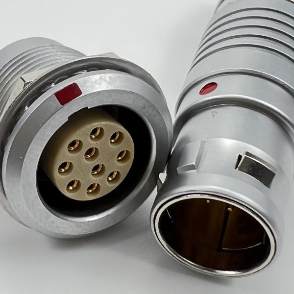 Quality LEMO compatible 00B 0B 1B 2B 3B 4B Circular Push Pull Connectors 2-32 Contacts for sale