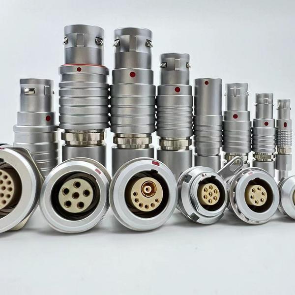 Quality LEMO compatible 00B 0B 1B 2B 3B 4B Circular Push Pull Connectors 2-32 Contacts for sale