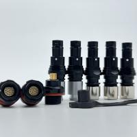 China F Series Push Pull Self Locking MIL Connector IP68 Waterproof Combat Communication for sale