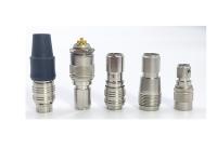 China Hirose Compatible HR25 HR10 HR7 Push Pull Circular Connectors Brass Chrome Plated Shell for sale