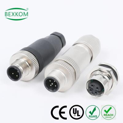 China Industriële connector M5 M8 M9 M12 M16 M23 Schroefvergrendeling Te koop