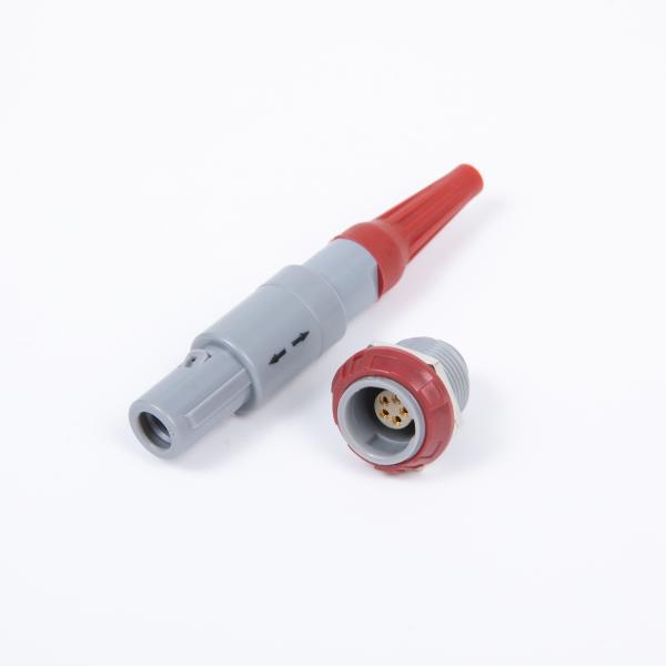 Quality BEXKOM P series LEMO Redel ODU compatible circular push pull connectors with 2-26 Contacts IP50 to IP65 Rated and Gold Plated Brass Contacts plastic shell for Medical Devices for sale