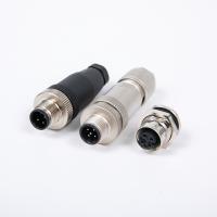 Quality BEXKOM IP67 Waterproof M12 Connector with Brass Gold Plated Contact and 12mm for sale