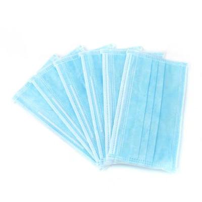 China Volwassen Earloop-Blauw het Gezichtsmasker van de Kleuren Beschikbaar 3 Vouw van het Gezichtsmasker Te koop
