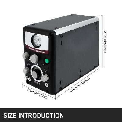 Cina incisore pneumatico intestato dei gioielli della macchina per incidere dei gioielli di 220V 50HZ doppio in vendita