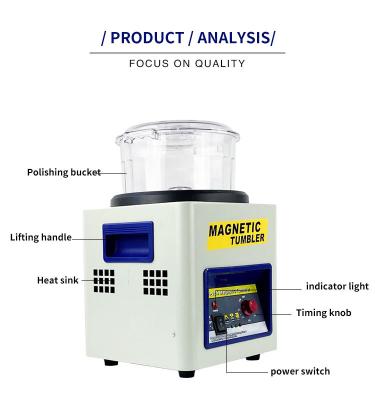 中国 JH185 600gの宝石類用具の磨く機械磁気タンブラーのポリッシャの宝石類 販売のため