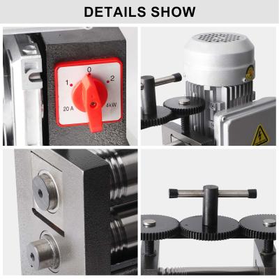 China 750W Mini Electric Rolling Mill Machine Easy Using Knob Control for sale
