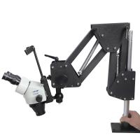 China Universal Spring Bracket Jewelers Bench Microscope Super Clear for sale