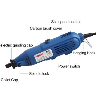 Cina 211pcs mini rettificatrice elettrica che lucida 8000-33000r/min in vendita